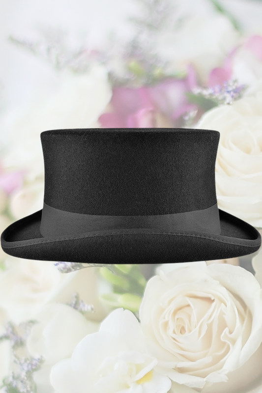 Boys Black Top Hat | Wedding Top Hat | Charles Class