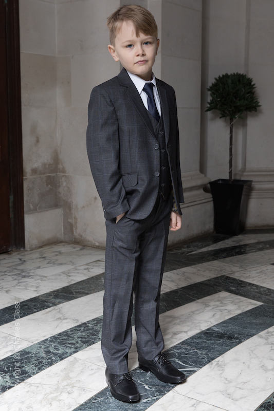 Boys Check Suits | Checked Wedding Suits | Charles Class