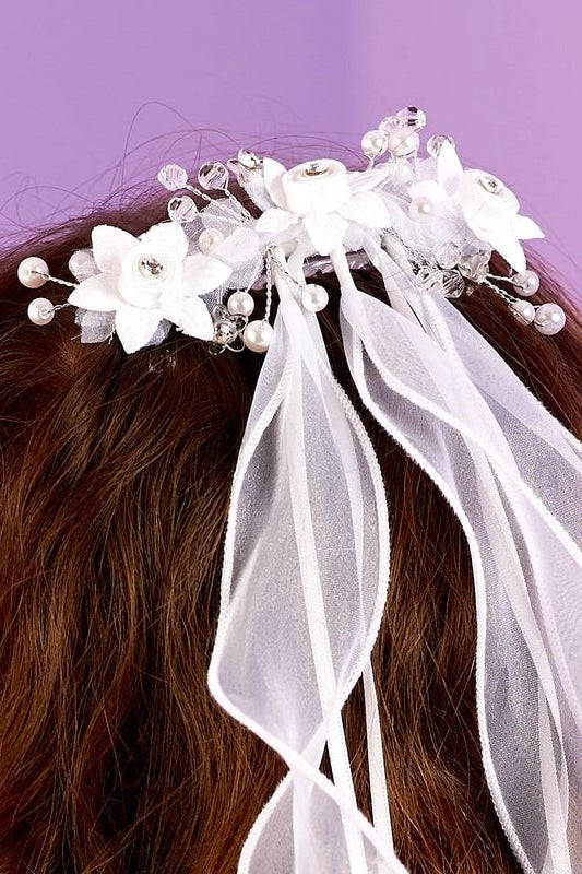 First Communion Hair Accessories - Communion Headbands | Communion Tiaras