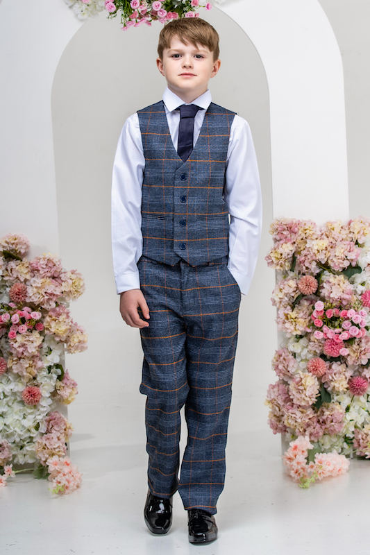 Boys Check Suits | Checked Wedding Suits | Charles Class