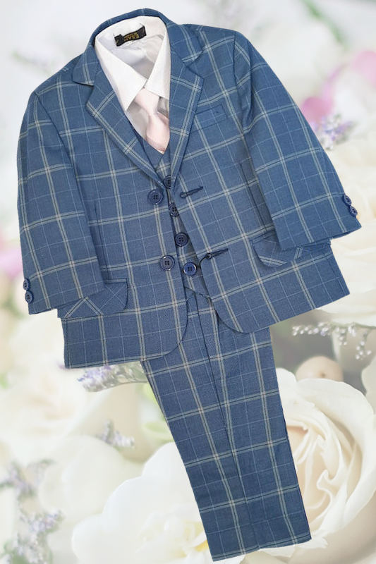 Boys Check Suits | Checked Wedding Suits | Charles Class
