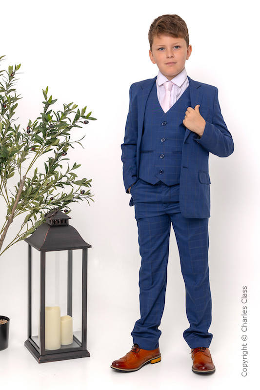 Boys Check Suits | Checked Wedding Suits | Charles Class