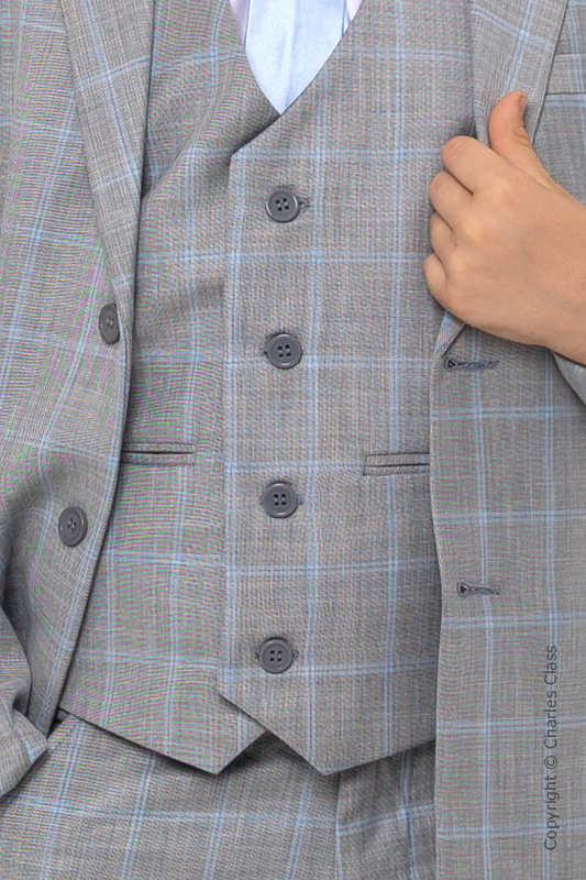 Boys Check Suits | Checked Wedding Suits | Charles Class