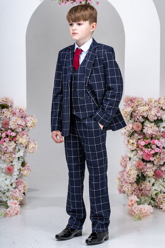 Boys Check Suits | Checked Wedding Suits | Charles Class