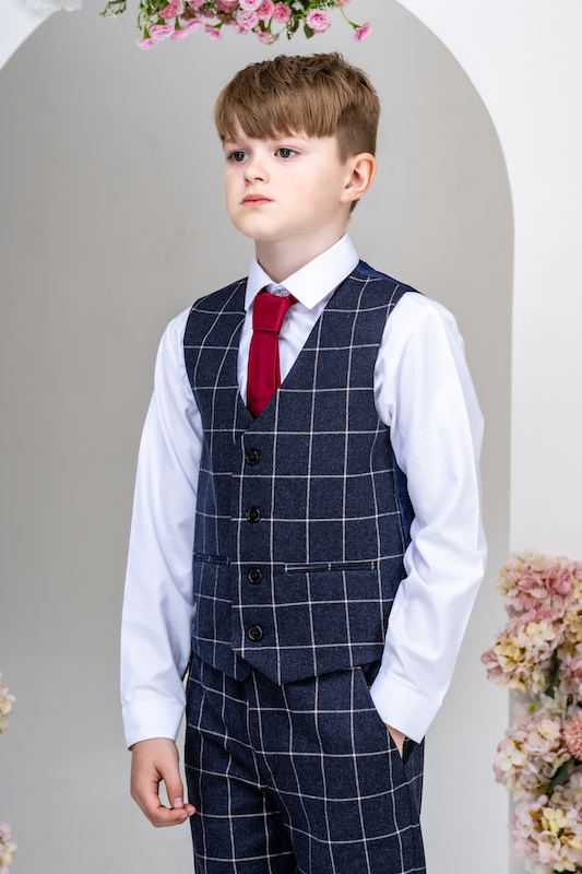 Boys Check Suits | Checked Wedding Suits | Charles Class