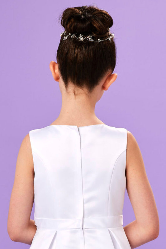 First Communion | White Box Pleat Dress & Bolero - Style Sinead & Betsey