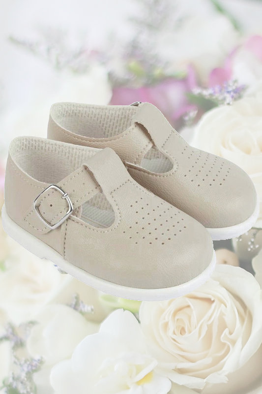 Boys Biscuit Matt T Bar Shoes by Baypods | Boys Toddler Wedding Shoes