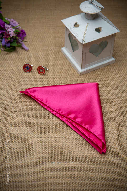 Hot Pink Pocket Square | Boys Handkerchief | Children's Hankies
