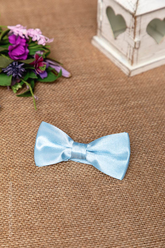 Boys Light Blue Adjustable Dickie Bow | Children's Blue Bow Tie