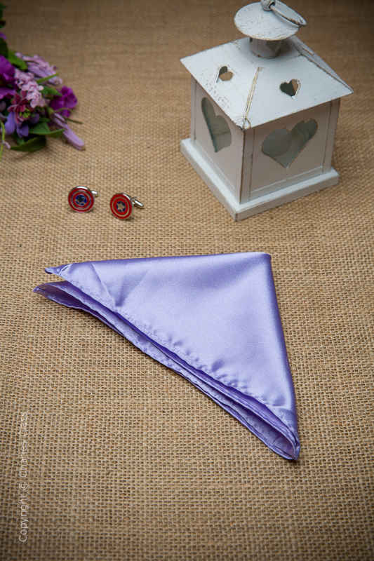 Lilac Pocket Square | Boys Lilac Handkerchief | Children's Hankies