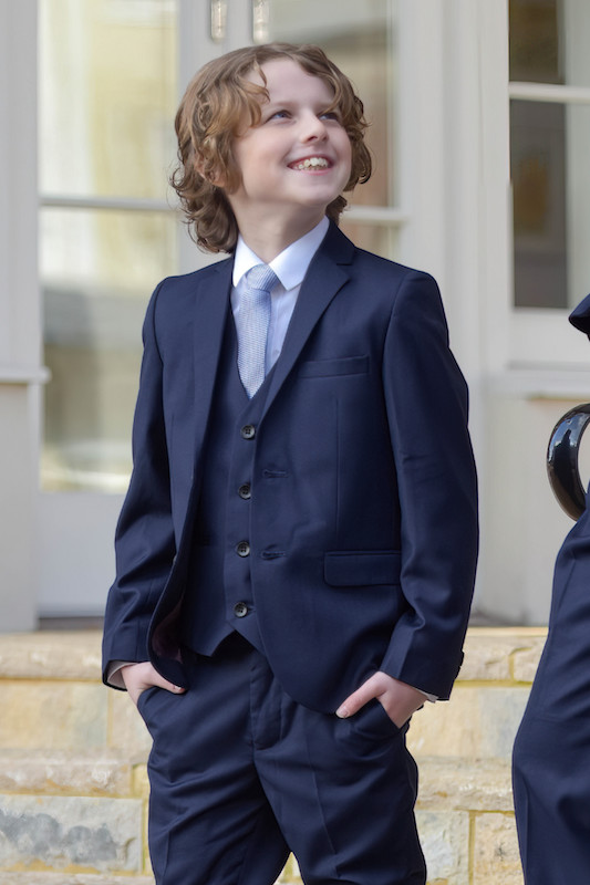 Matching Father & Son Navy Wedding Suit | Slim Fit Wedding Suit