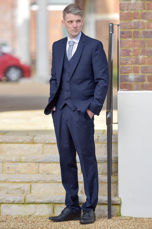 Matching Father & Son Navy Wedding Suit | Slim Fit Wedding Suit